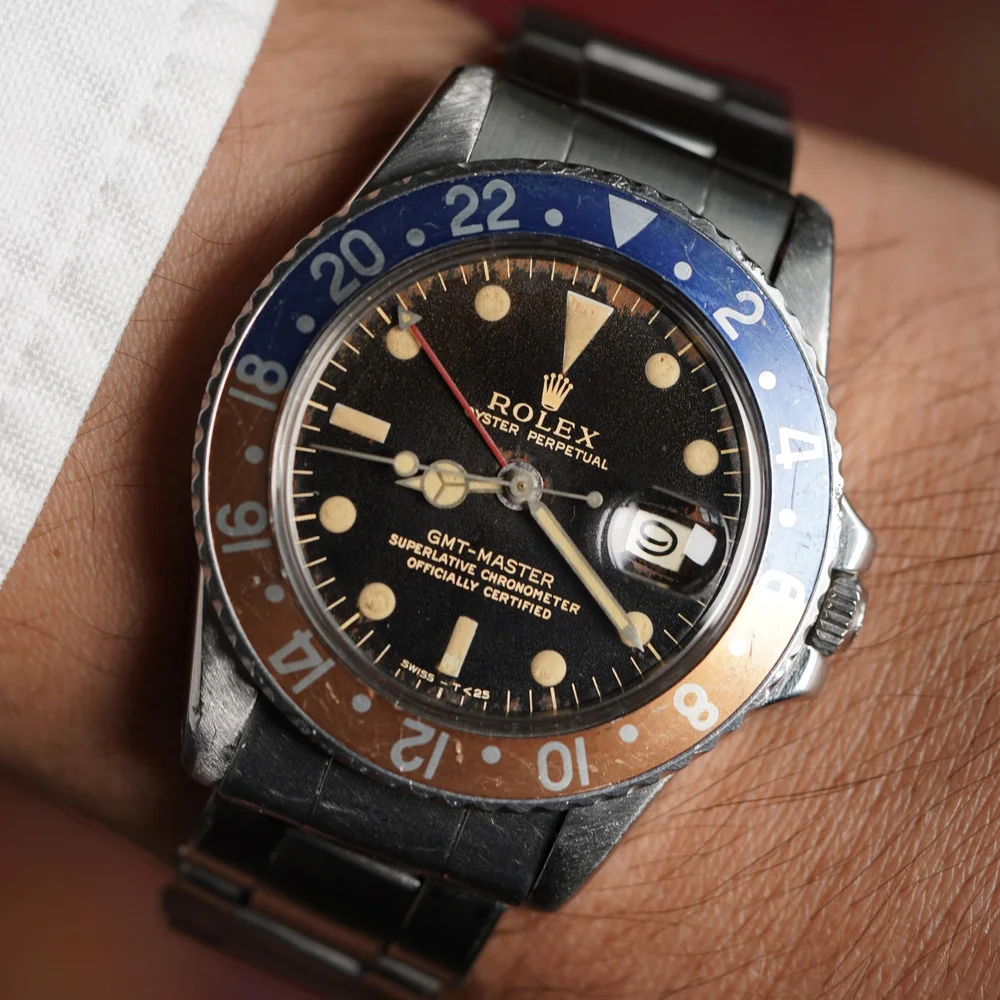 Rolex Gilt Dial GMT-Master Reference 1675 — Wind Vintage