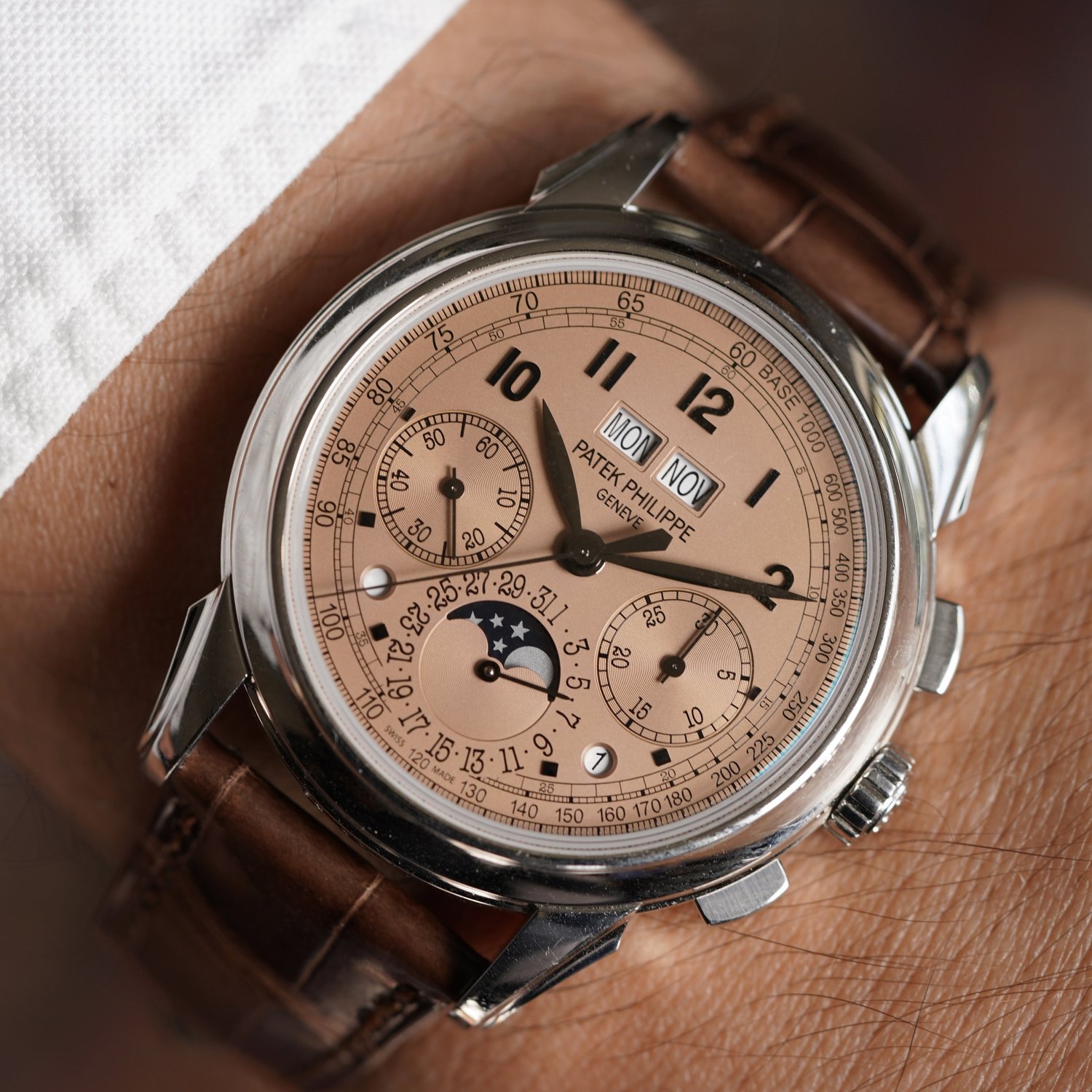 Patek Philippe Reference 5270P-001 Unpolished Full Set — Wind Vintage