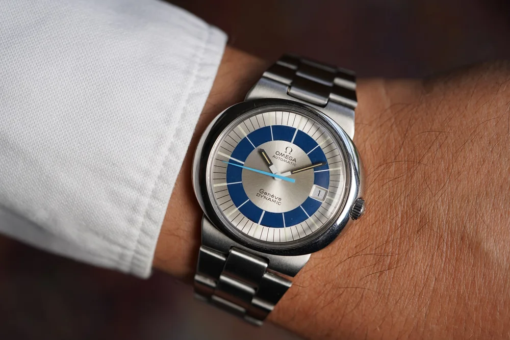 OMEGA Dynamic Reference 166.107 w/ Integrated Bracelet — Wind Vintage