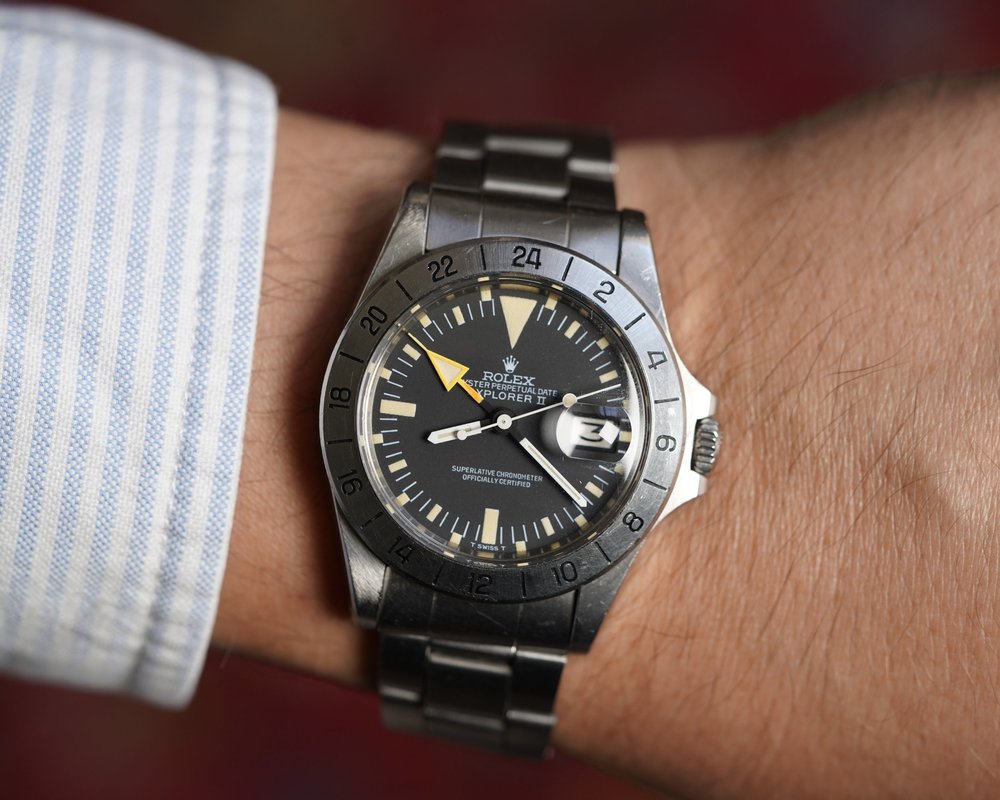 Rolex Explorer II Reference 1655 Unpolished — Wind Vintage
