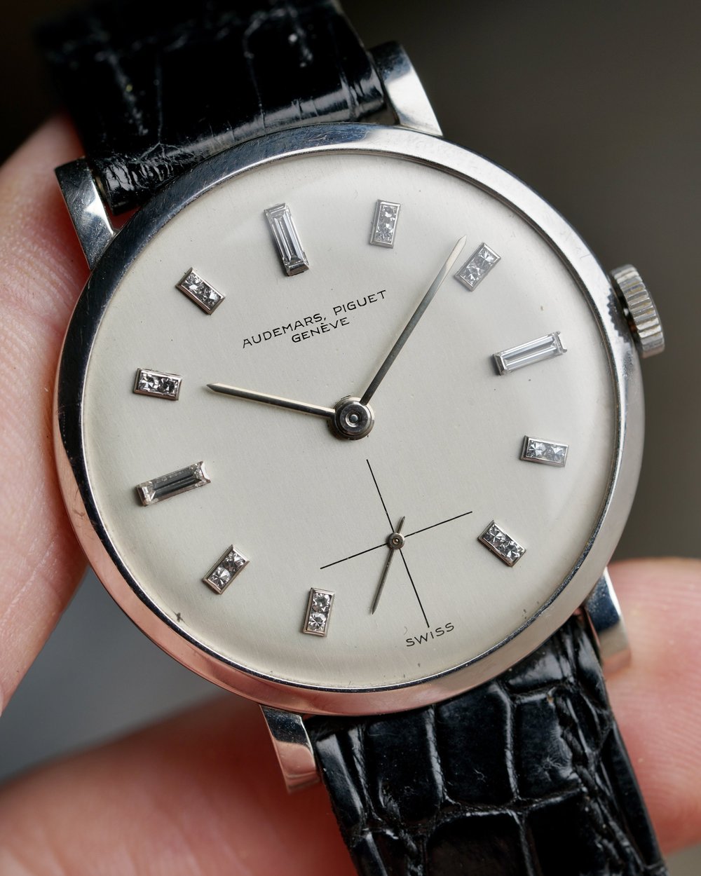 Audemars Piguet Diamond Dial Reference 5051PT VZSS Movement in Platinum ...