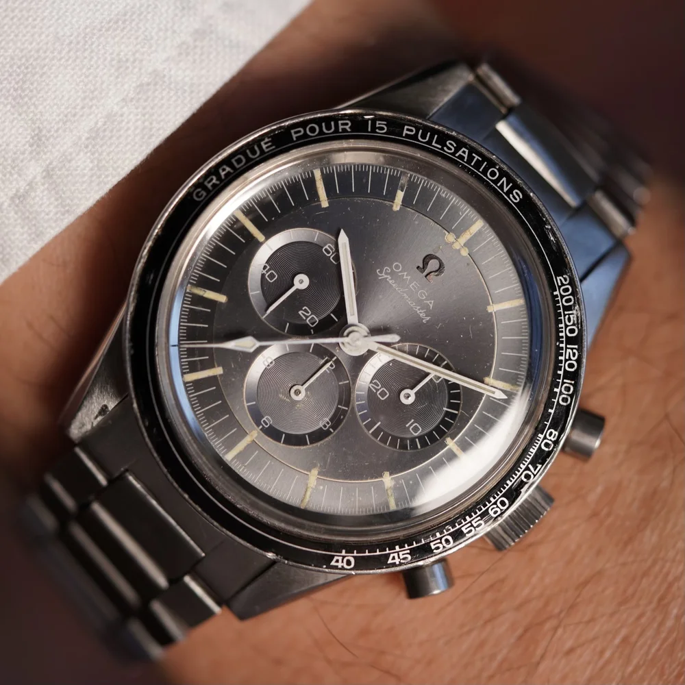 OMEGA Speedmaster Metallic Dial + Pulsations Bezel Reference 105.003-65 ...