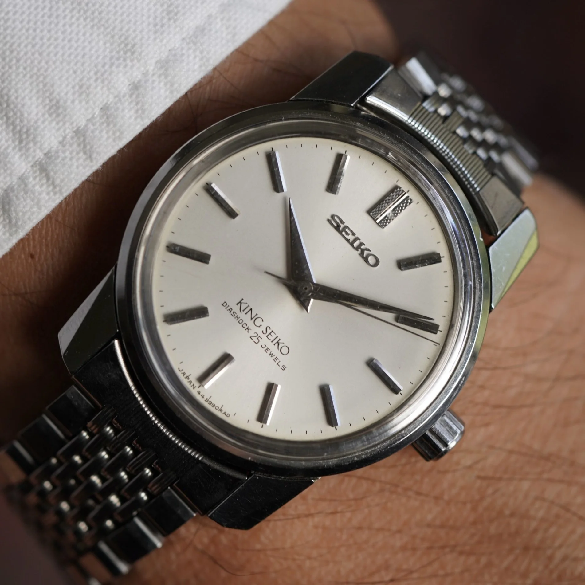 King Seiko Reference 44-9990 Unpolished — Wind Vintage
