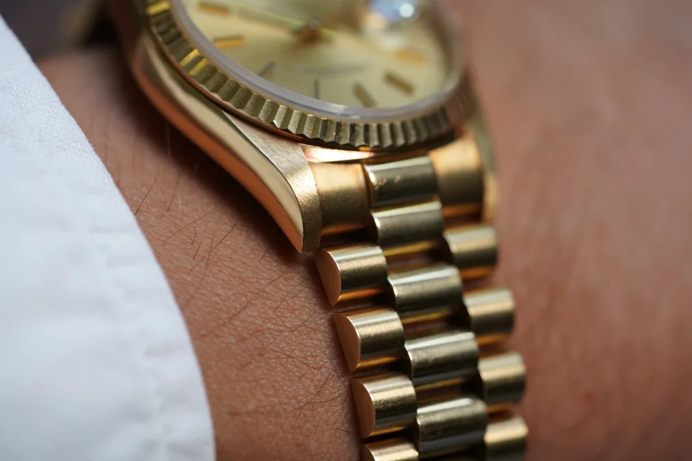Rolex Day-Date "Spanish" Reference 18238 in 18K Yellow Gold Unpolished ...