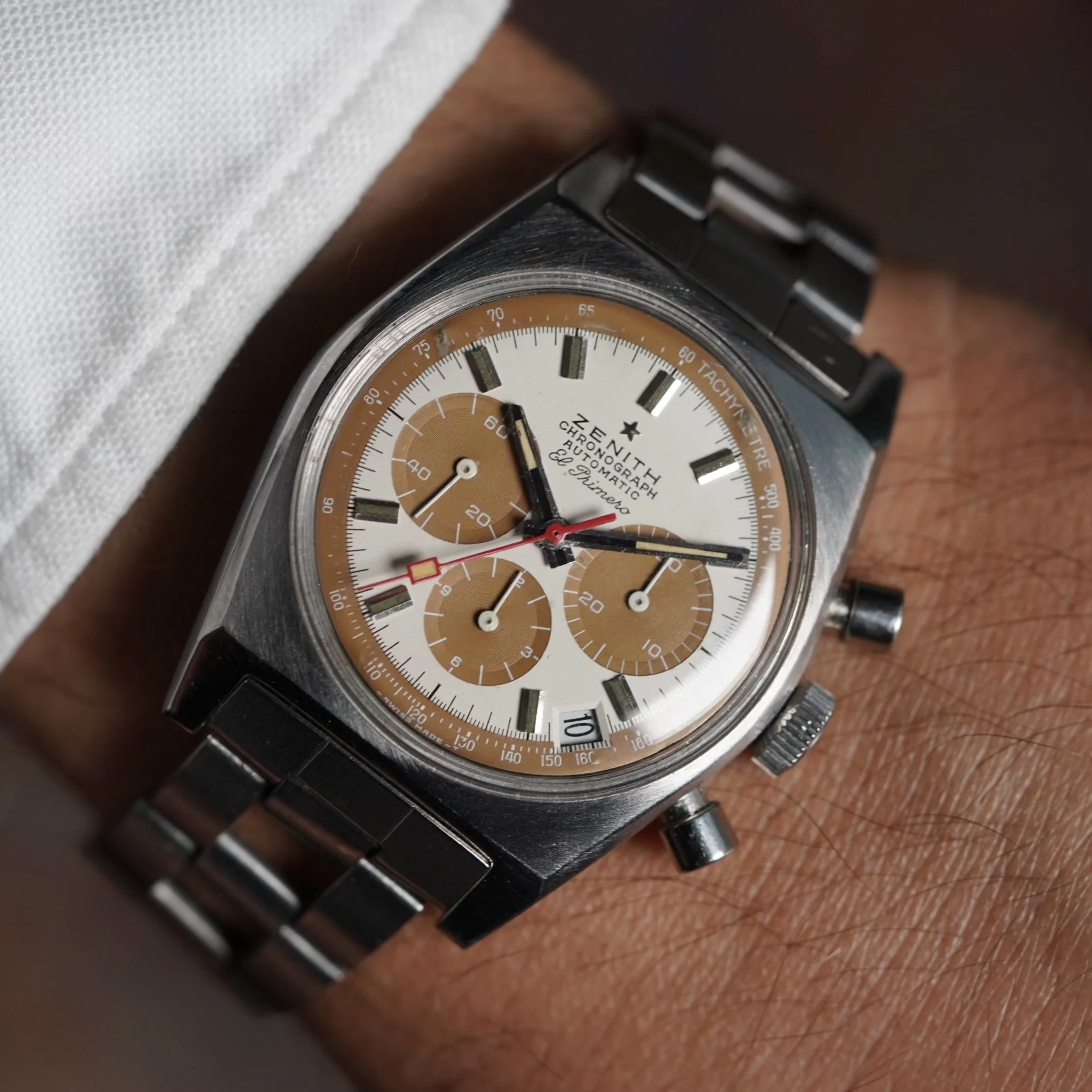 Zenith El Primero Reference A384 Tropical Dial — Wind Vintage