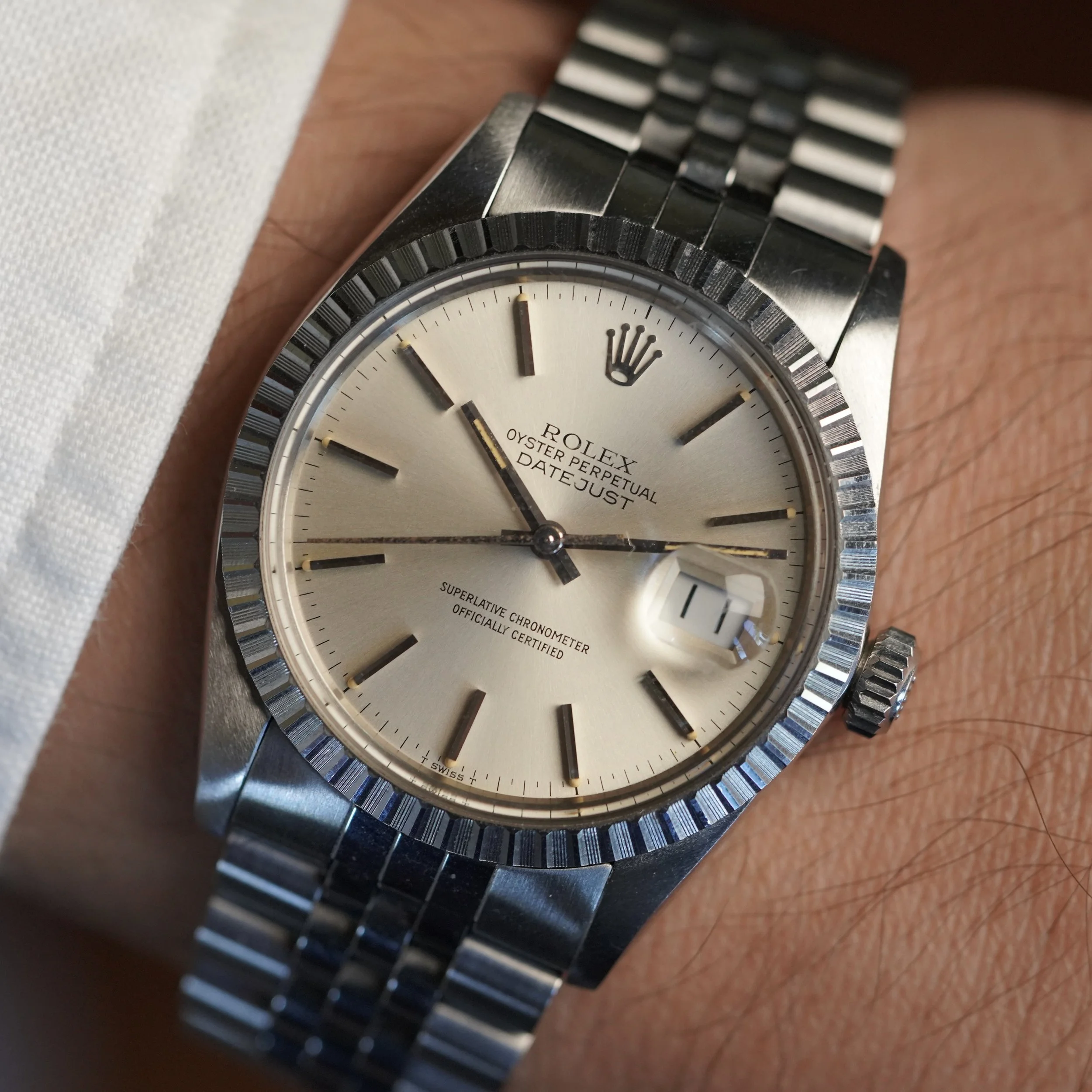 Rolex Datejust Reference 16030 Unpolished w/ Hang Tag — Wind Vintage