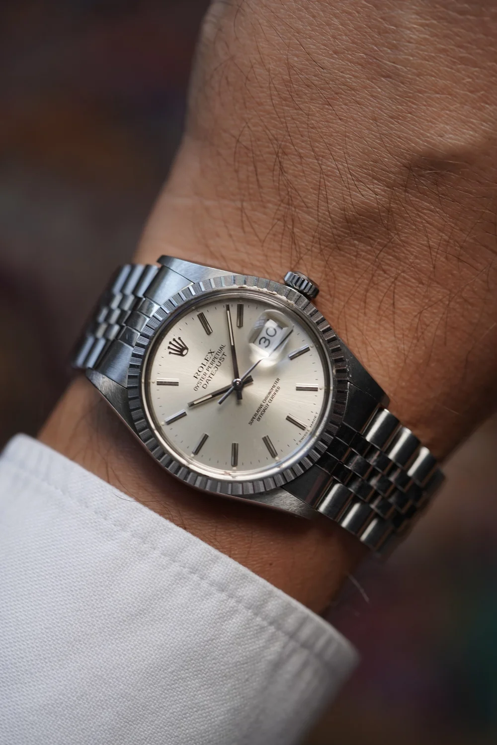 Rolex Datejust Reference 16030 Unpolished — Wind Vintage