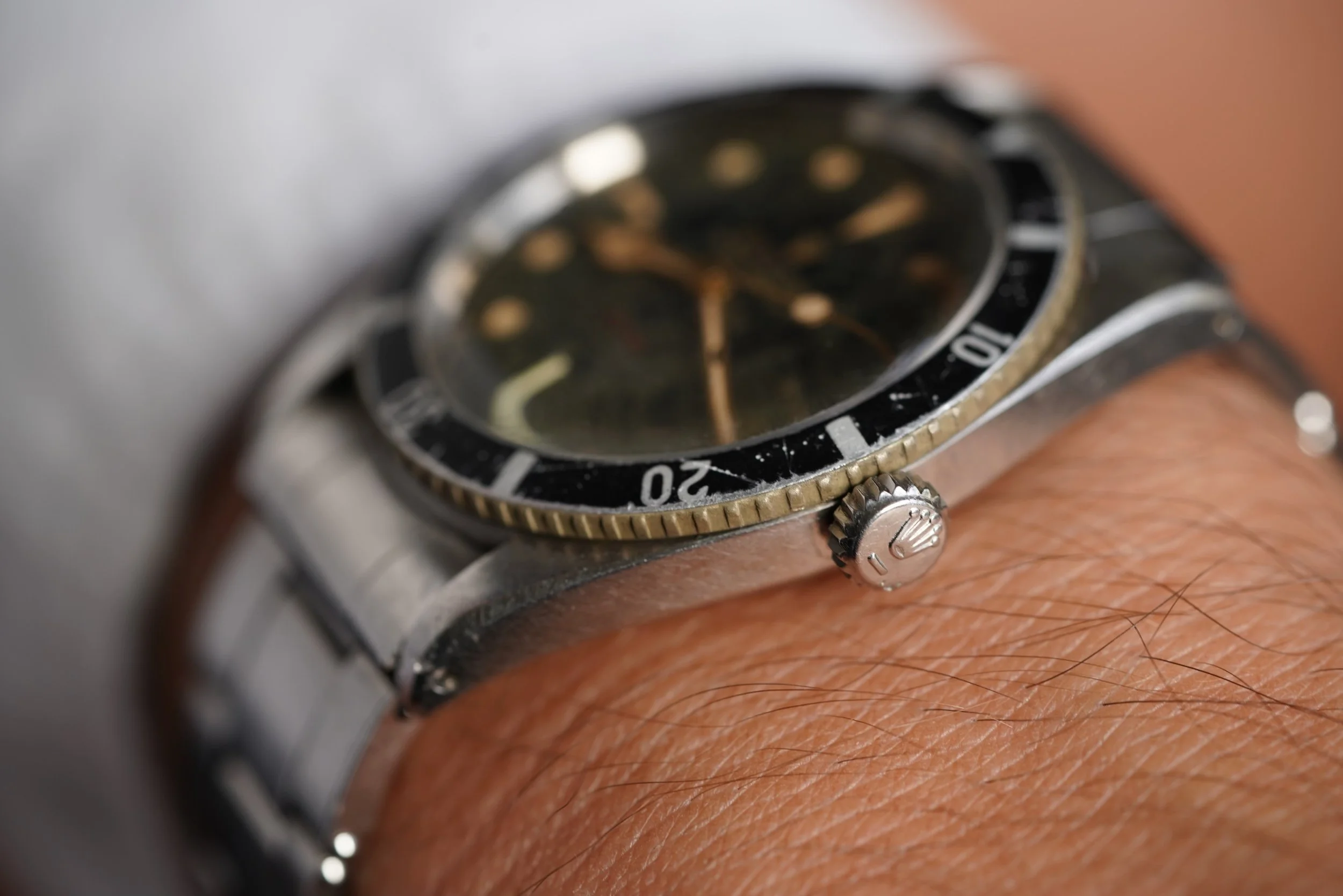 Rolex Small Crown Red Depth Rating Submariner Reference 6536/1 ...