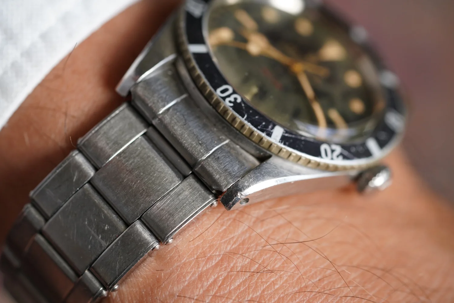 Rolex Small Crown Red Depth Rating Submariner Reference 6536/1 ...