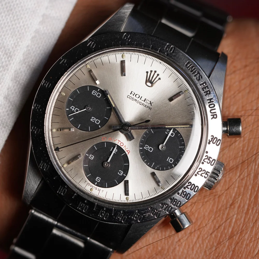 Rolex Cherry Red Daytona Reference 6239 w/ Extra Bracelet — Wind Vintage