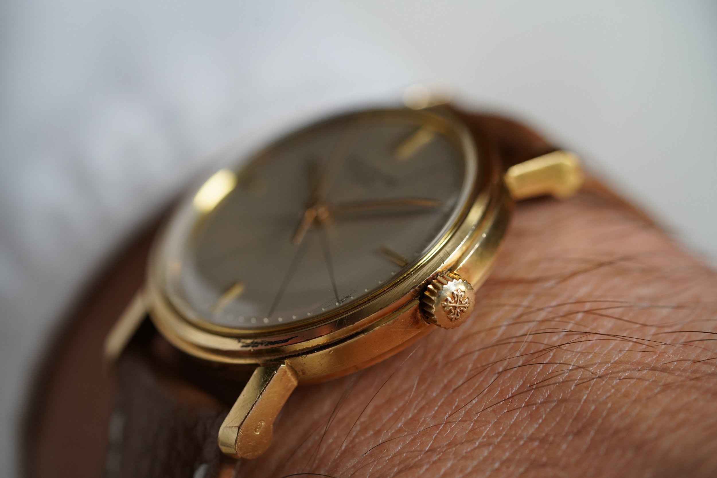 Patek Philippe Reference 3423 in 18K Yellow Gold Unpolished w/ Box and ...