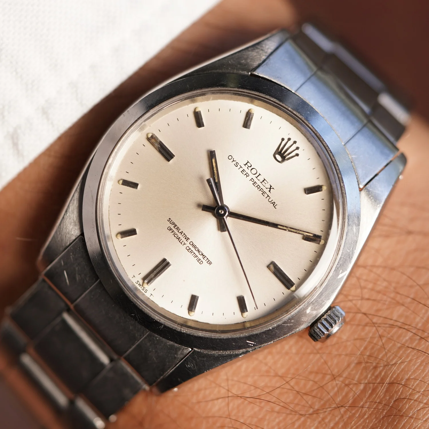 Rolex Oyster Perpetual Reference 1018 Unpolished — Wind Vintage