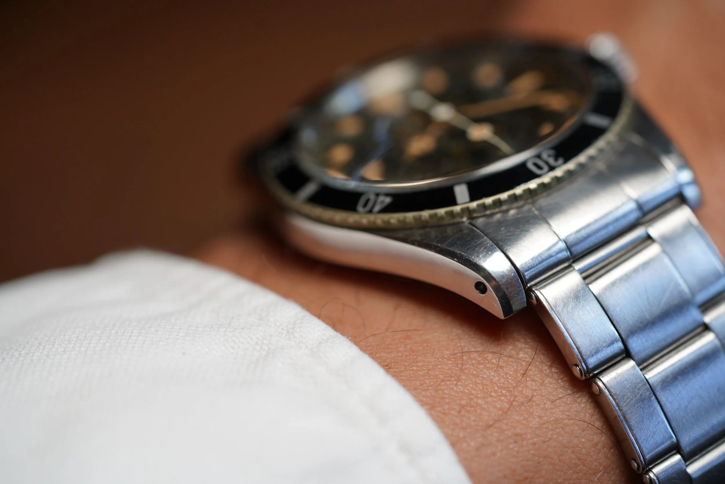 Rolex Small Crown Submariner Reference 6536-1 Unpolished — Wind Vintage