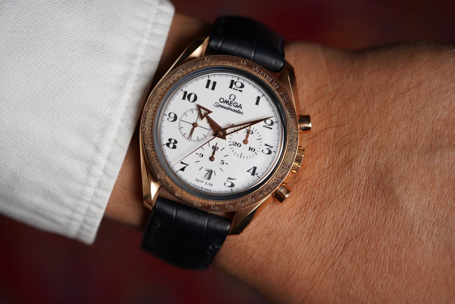 OMEGA Speedmaster Professional Trilogy Enamel Dial In WG, RG & YG ...