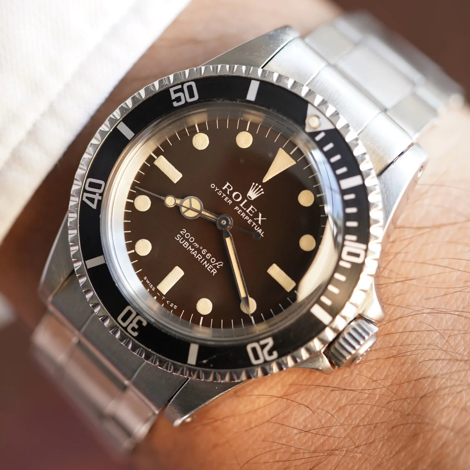 Rolex Tropical Submariner Reference 5513 Full Set — Wind Vintage