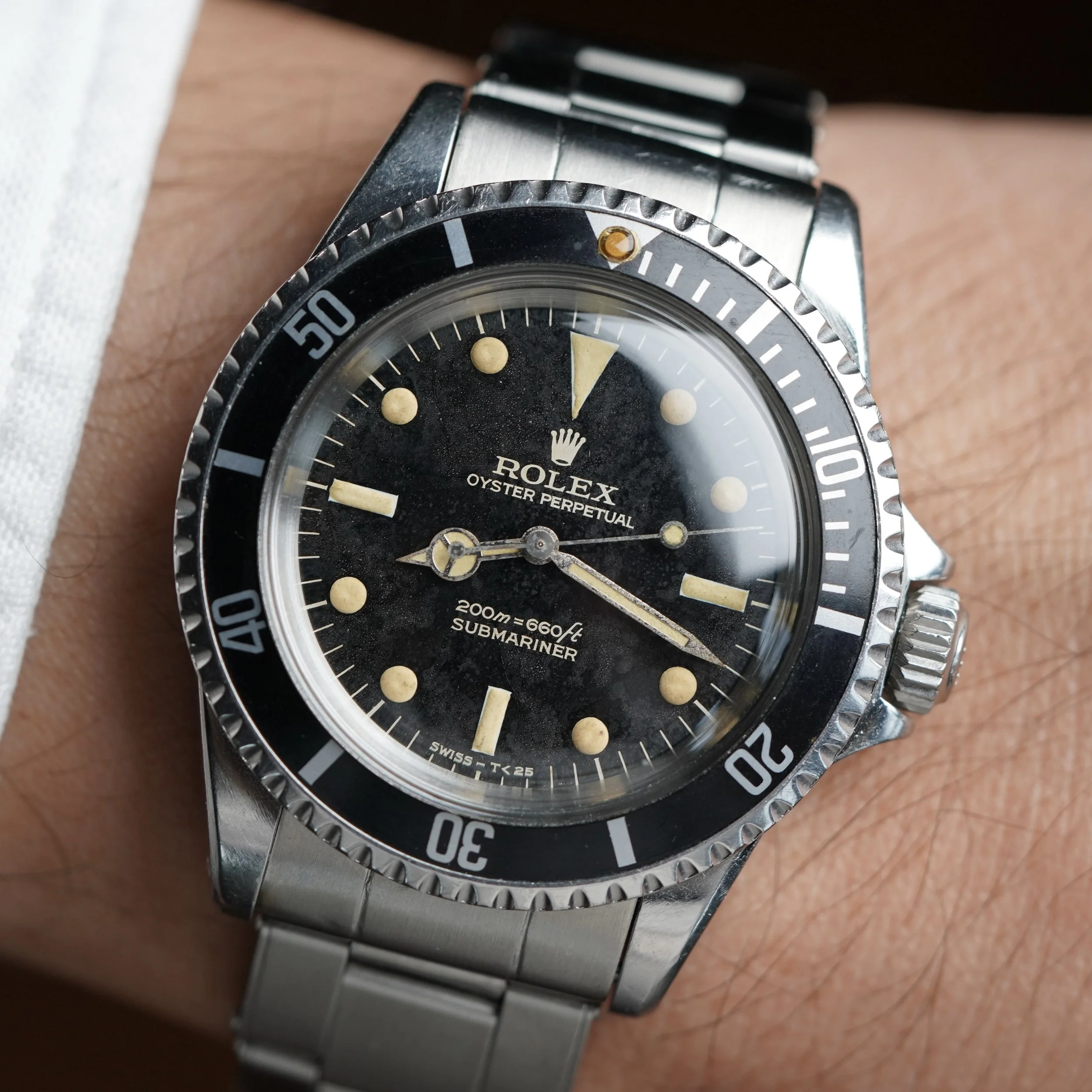 Rolex Submariner Bart Simpson Gilt Dial Reference 5513 — Wind Vintage