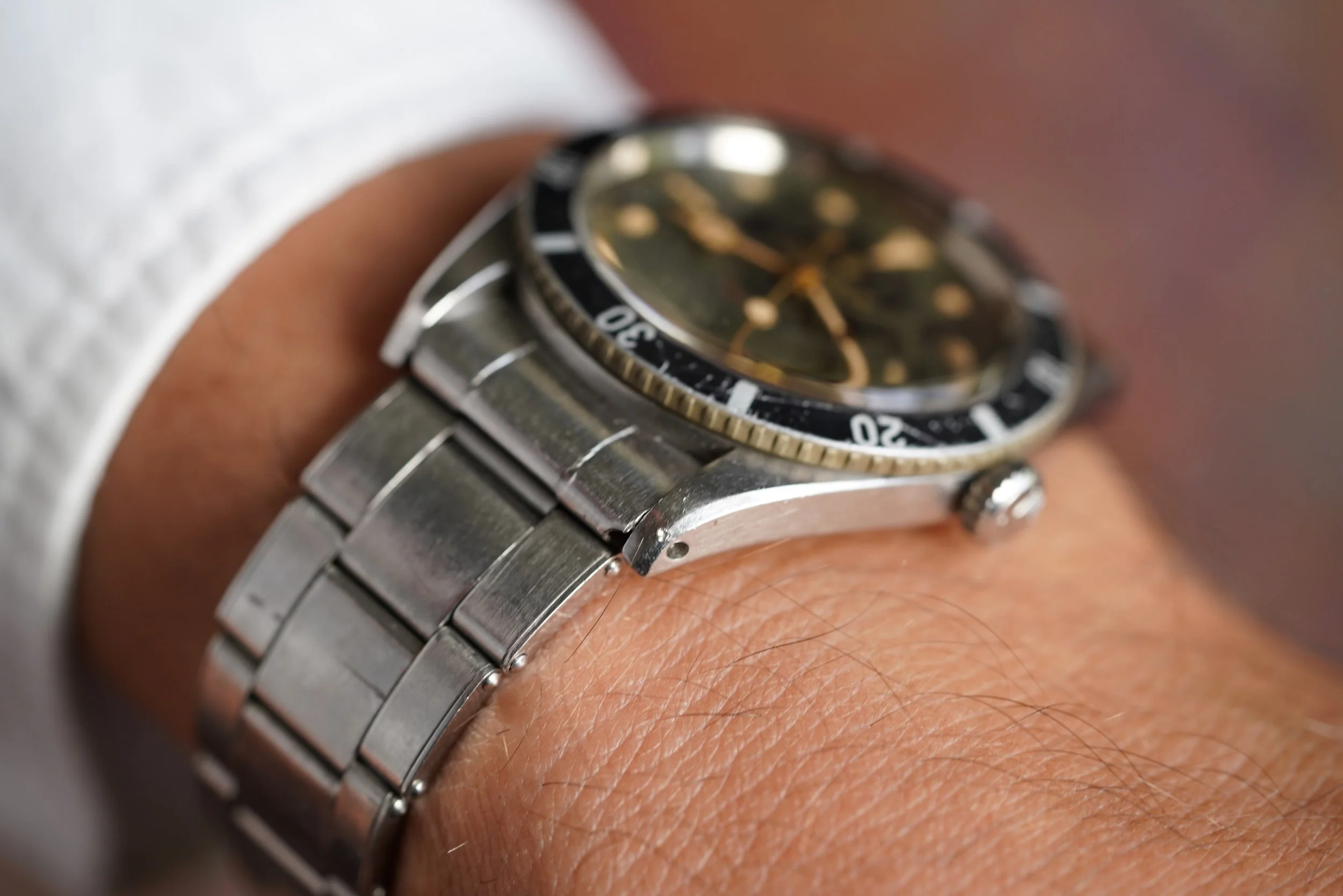 Rolex Small Crown Red Depth Rating Submariner Reference 6536/1 ...