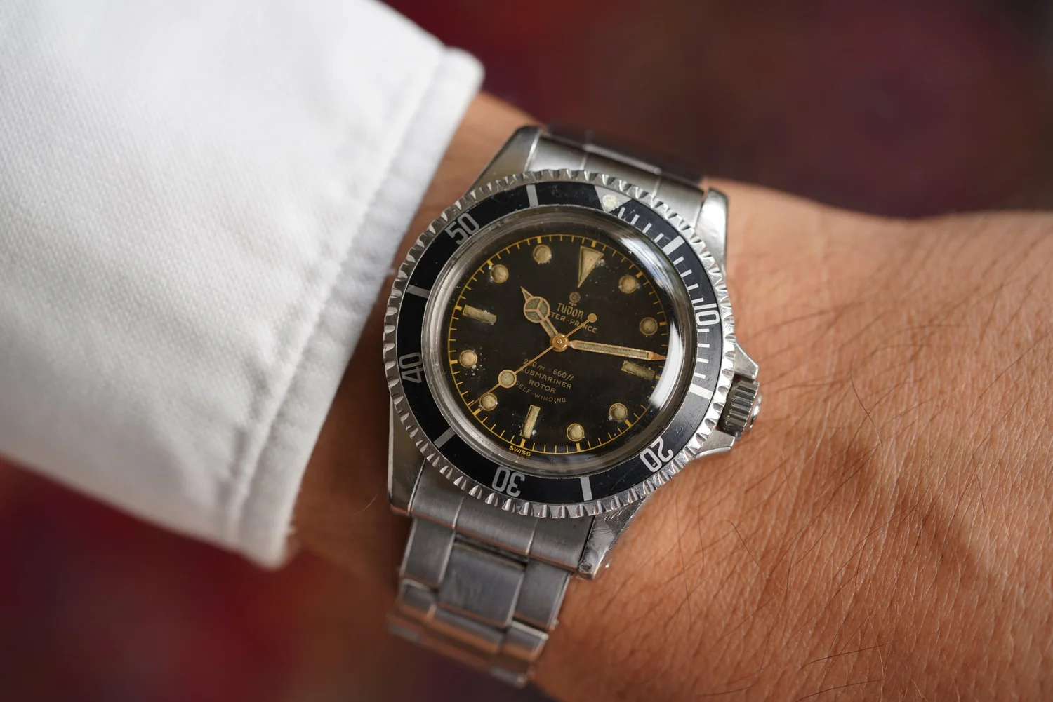 TUDOR Square Crown Guard Submariner Reference 7928 Unpolished — Wind ...