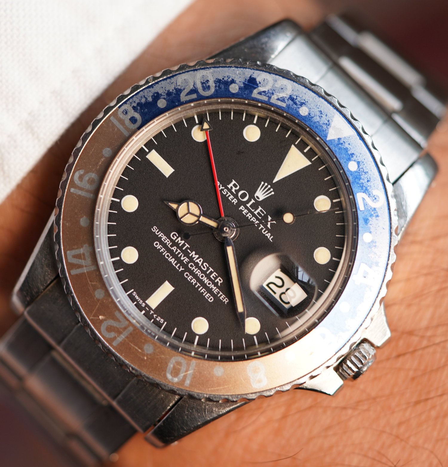 Rolex GMT-Master Reference 1675 Unpolished w/ Papers & Receipts — Wind ...