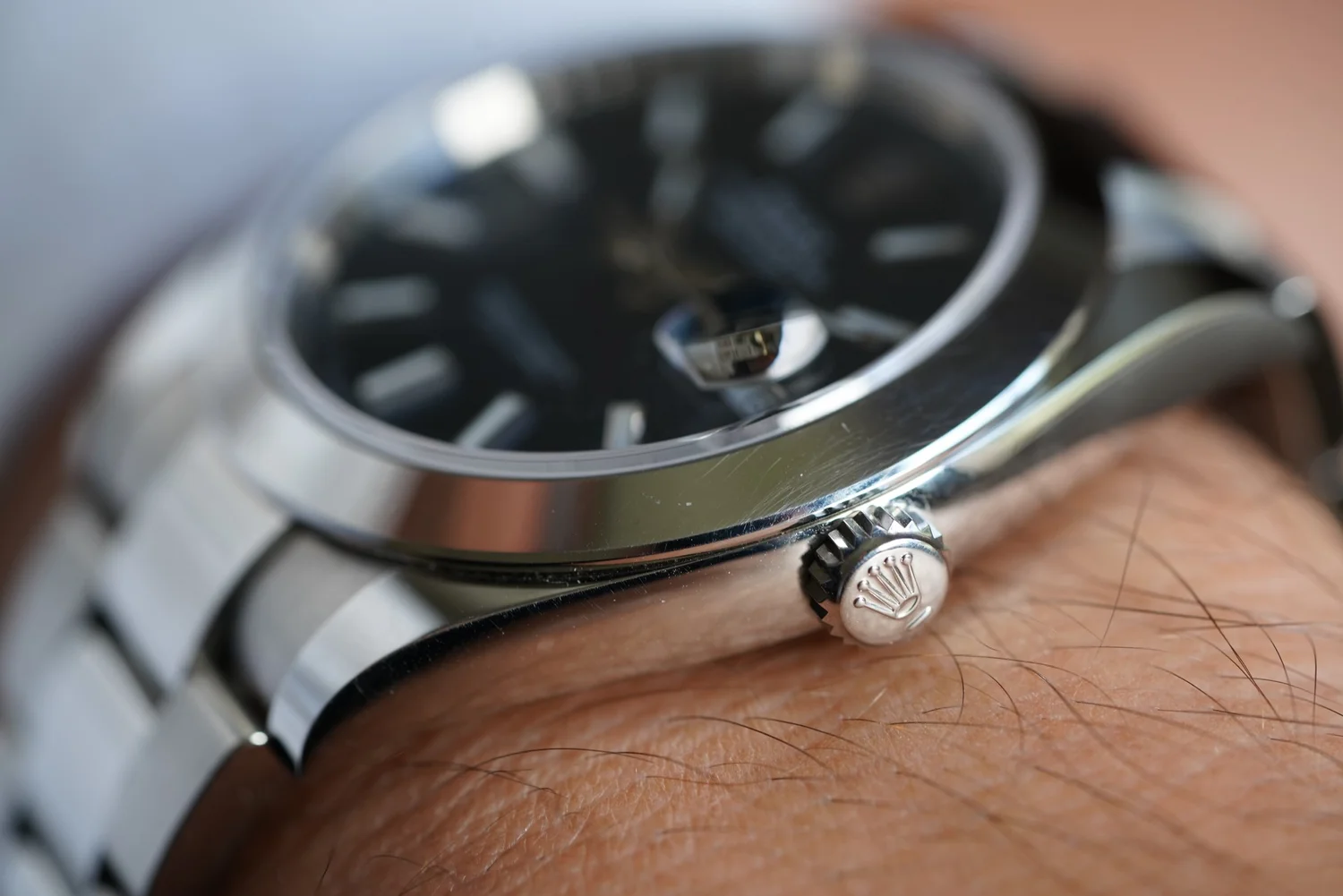 Rolex Datejust Blue Dial Reference 126300 Full Set Unpolished — Wind ...