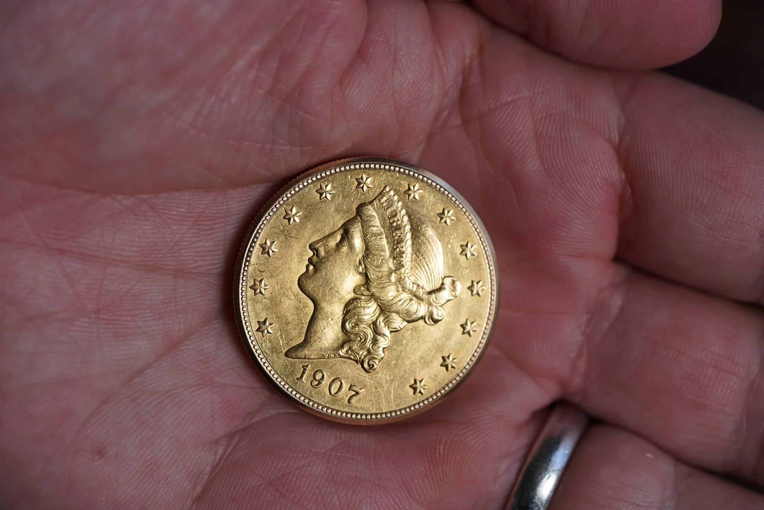 Rolex Coin Watch Reference 3612 in 18K Yellow Gold Unpolished — Wind Vintage