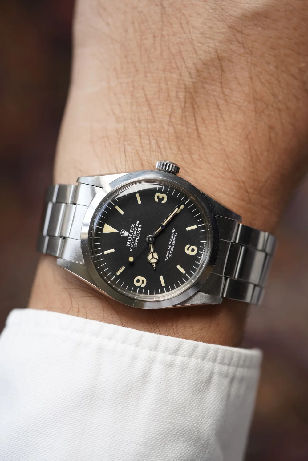 Rolex Mark 4 Explorer I Reference 1016 Unpolished — Wind Vintage