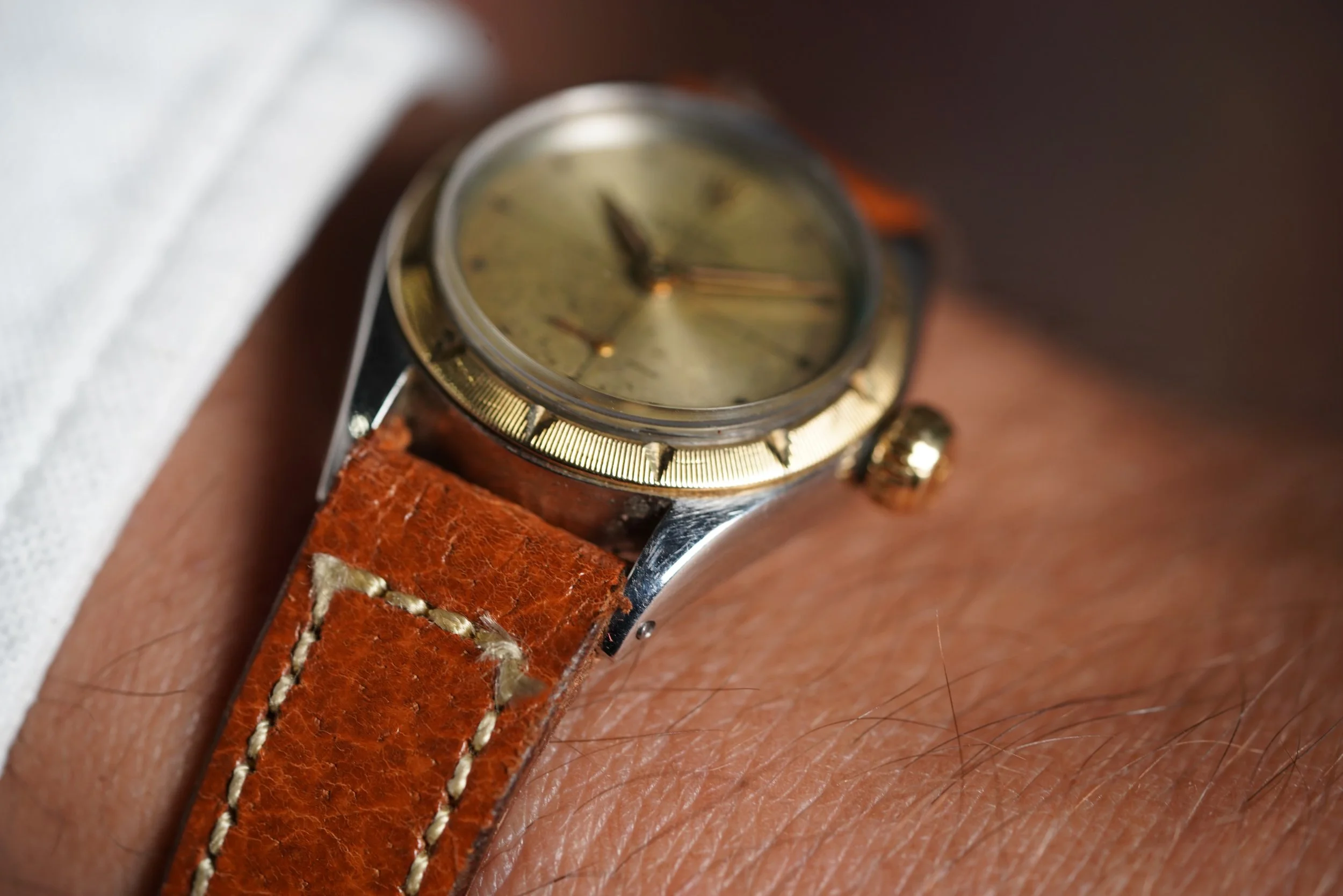 Rolex Zephyr Oyster Perpetual reference 6503 Unpolished — Wind Vintage