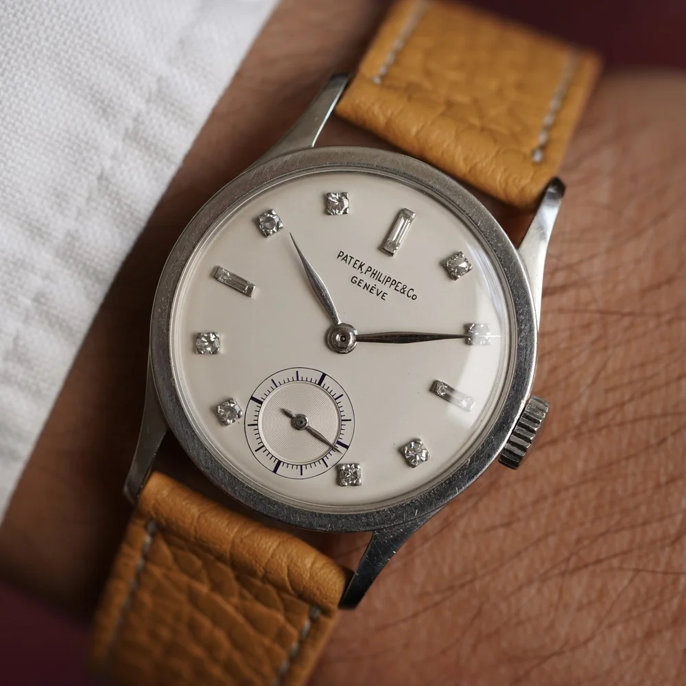 Patek Philippe Reference 96 in Platinum w/ Diamond Dial w/ Extract ...