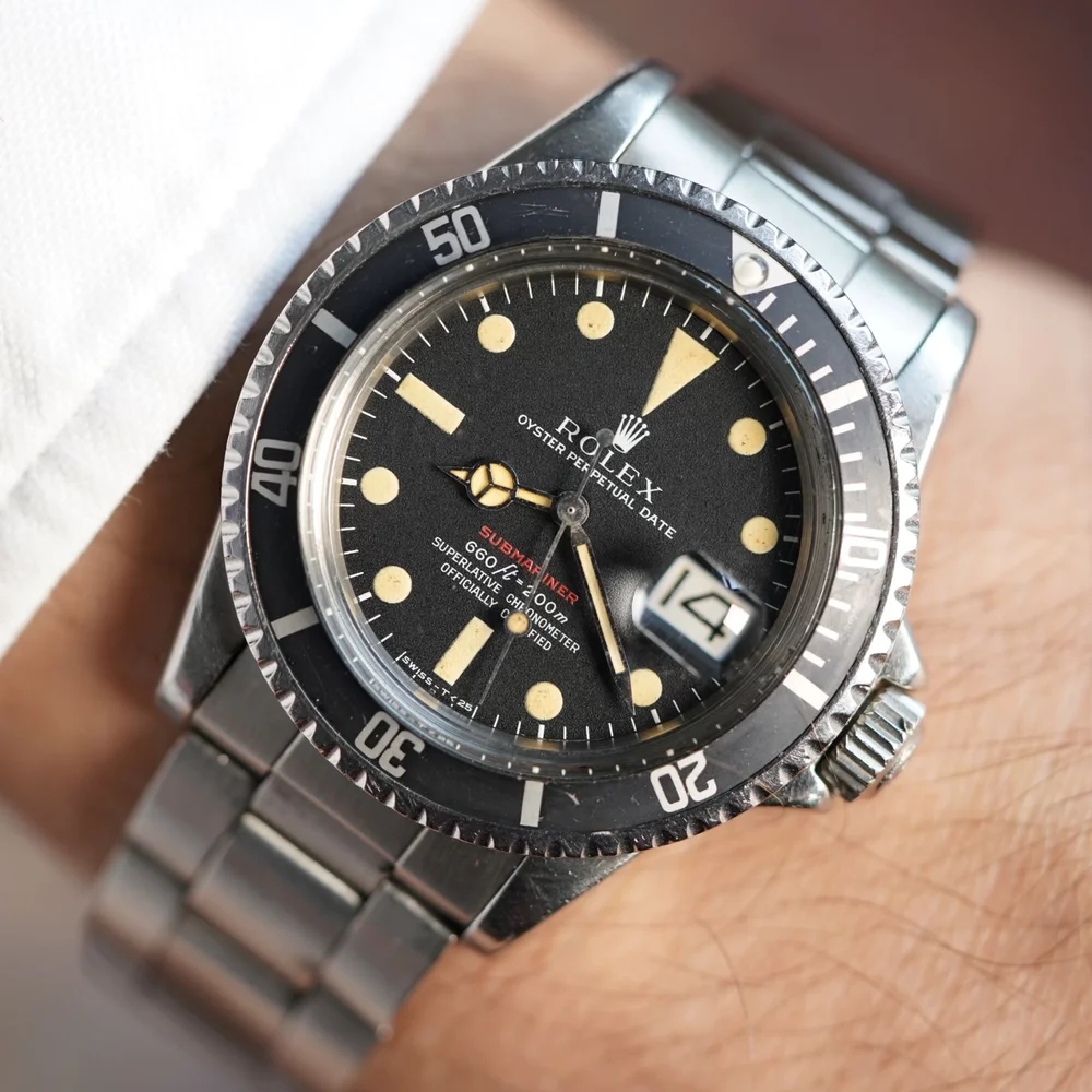 Rolex Red Submariner Reference 1680 — Wind Vintage