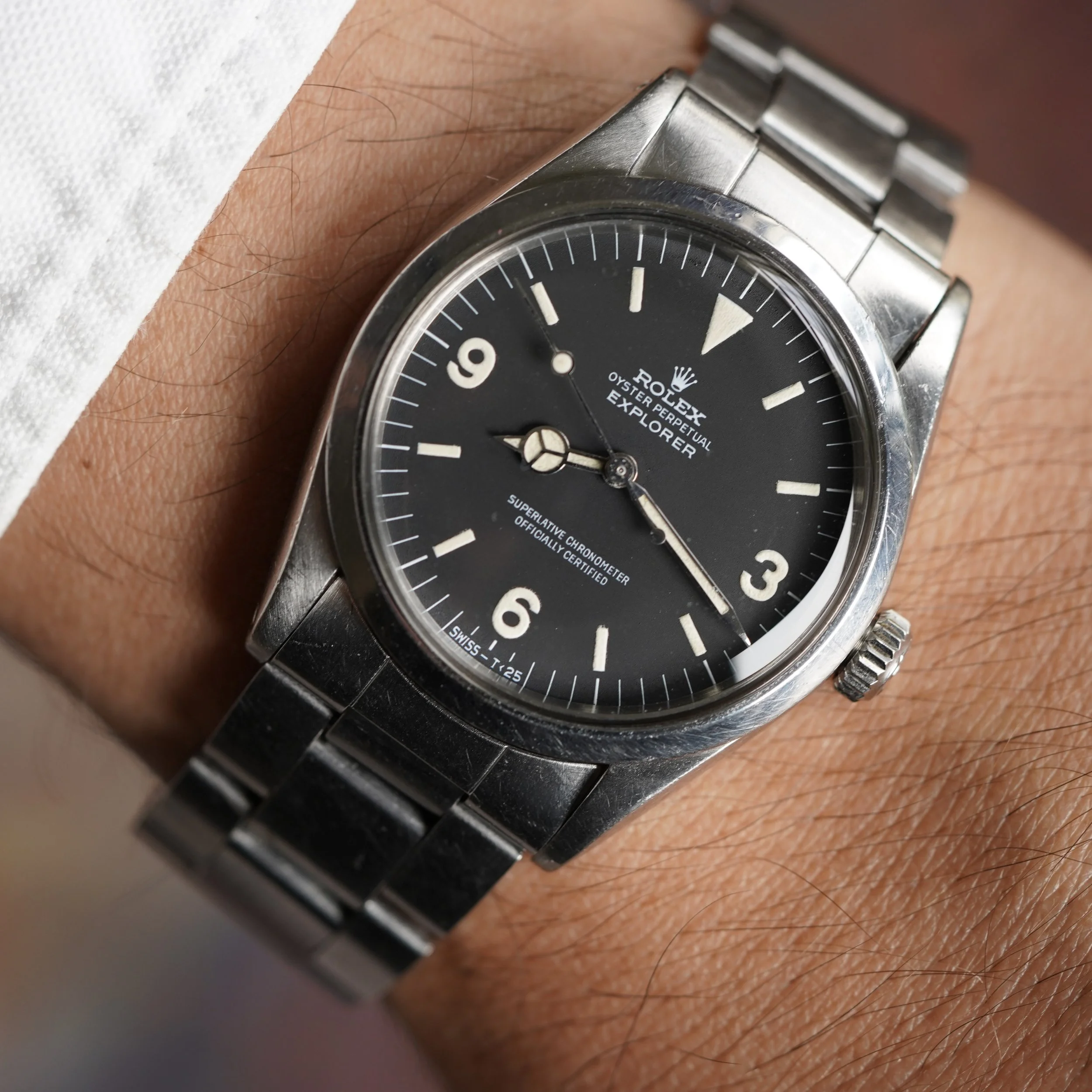Rolex Explorer I Reference 1016 Mk 1 “Frog Foot” Dial — Wind Vintage
