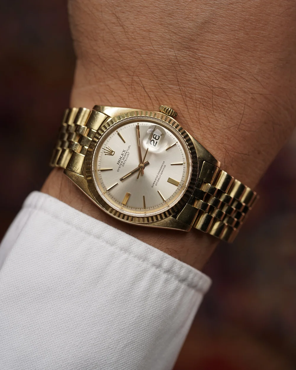 Rolex Datejust Reference 1601 in 14K Gold — Wind Vintage