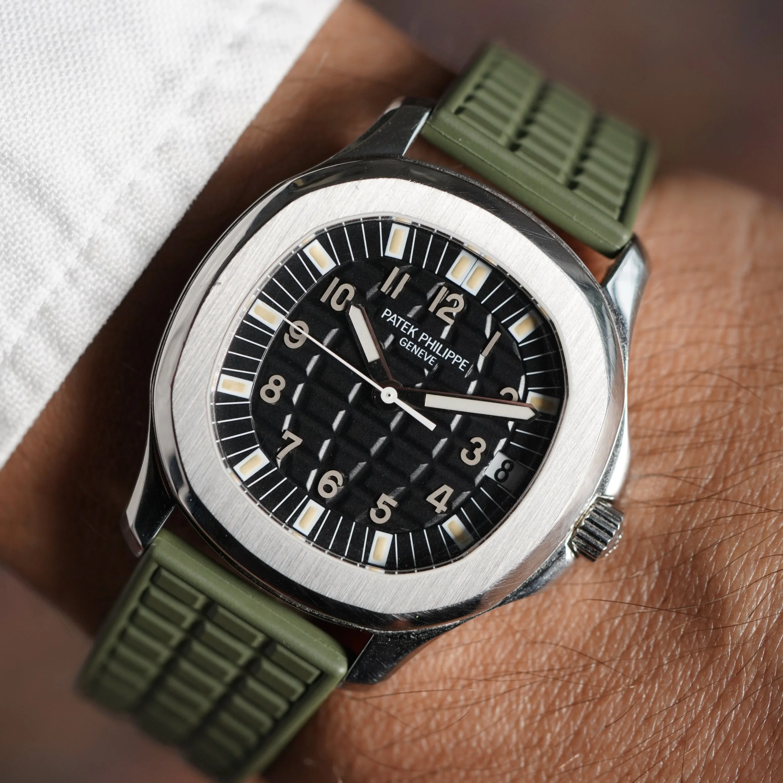 Patek Philippe Aquanaut 5065A-001 + Steel Bracelet — Wind Vintage