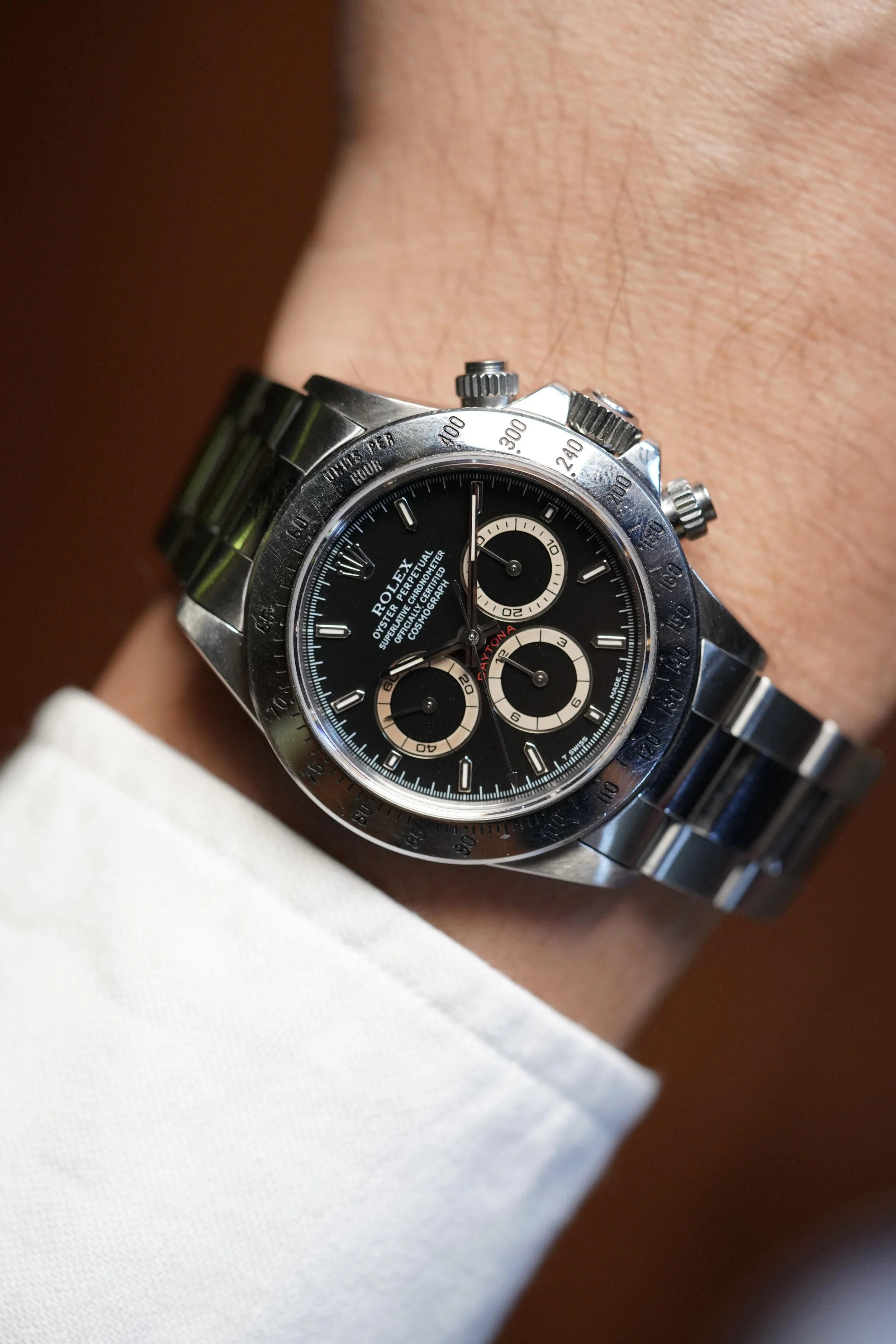 Rolex Patrizzi Dial Zenith Daytona Reference 16520 — Wind Vintage