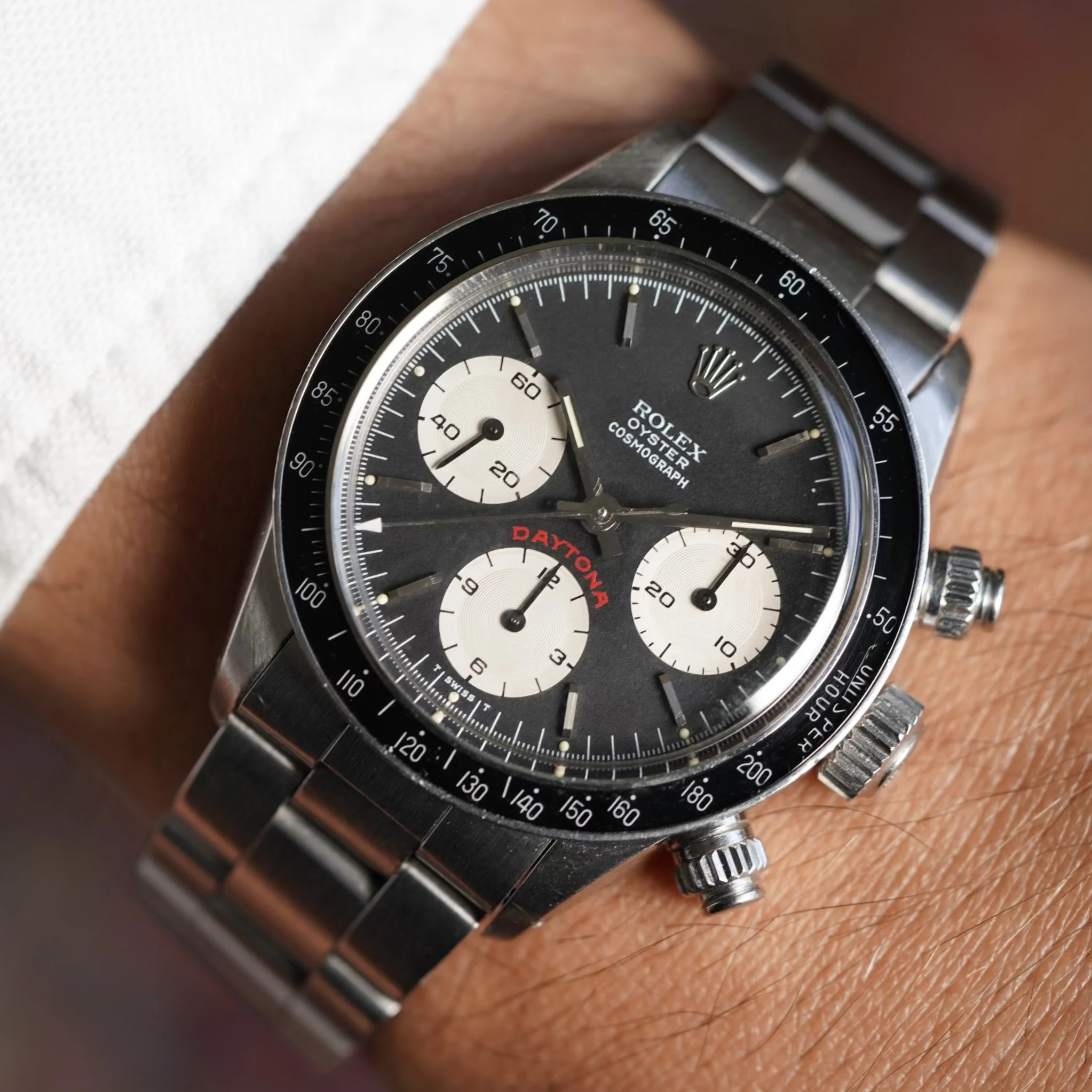 Rolex Big Red Daytona Reference 6263 Original Owner Full Set — Wind Vintage