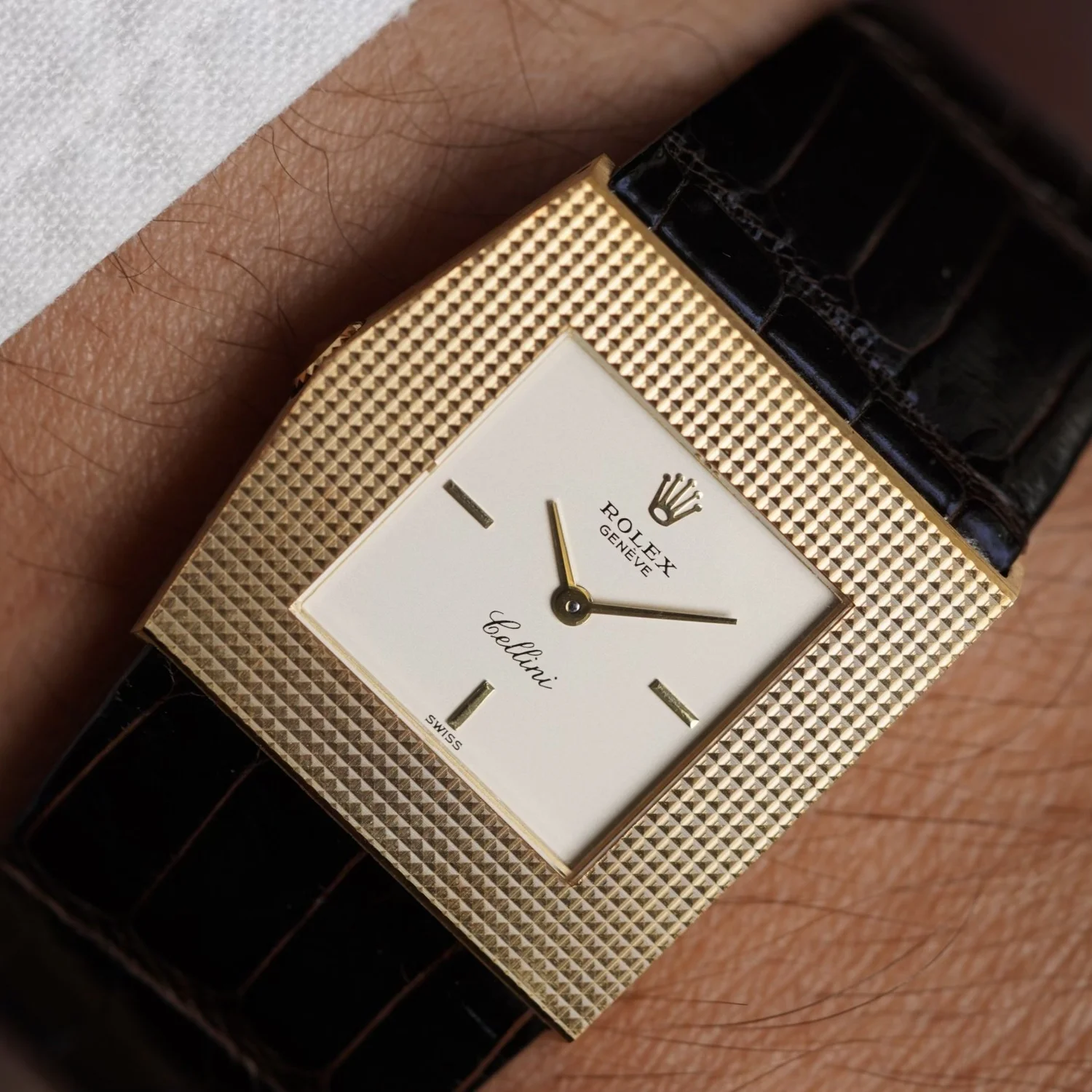 Rolex Midas Cellini Reference 4126 NOS Full Set — Wind Vintage