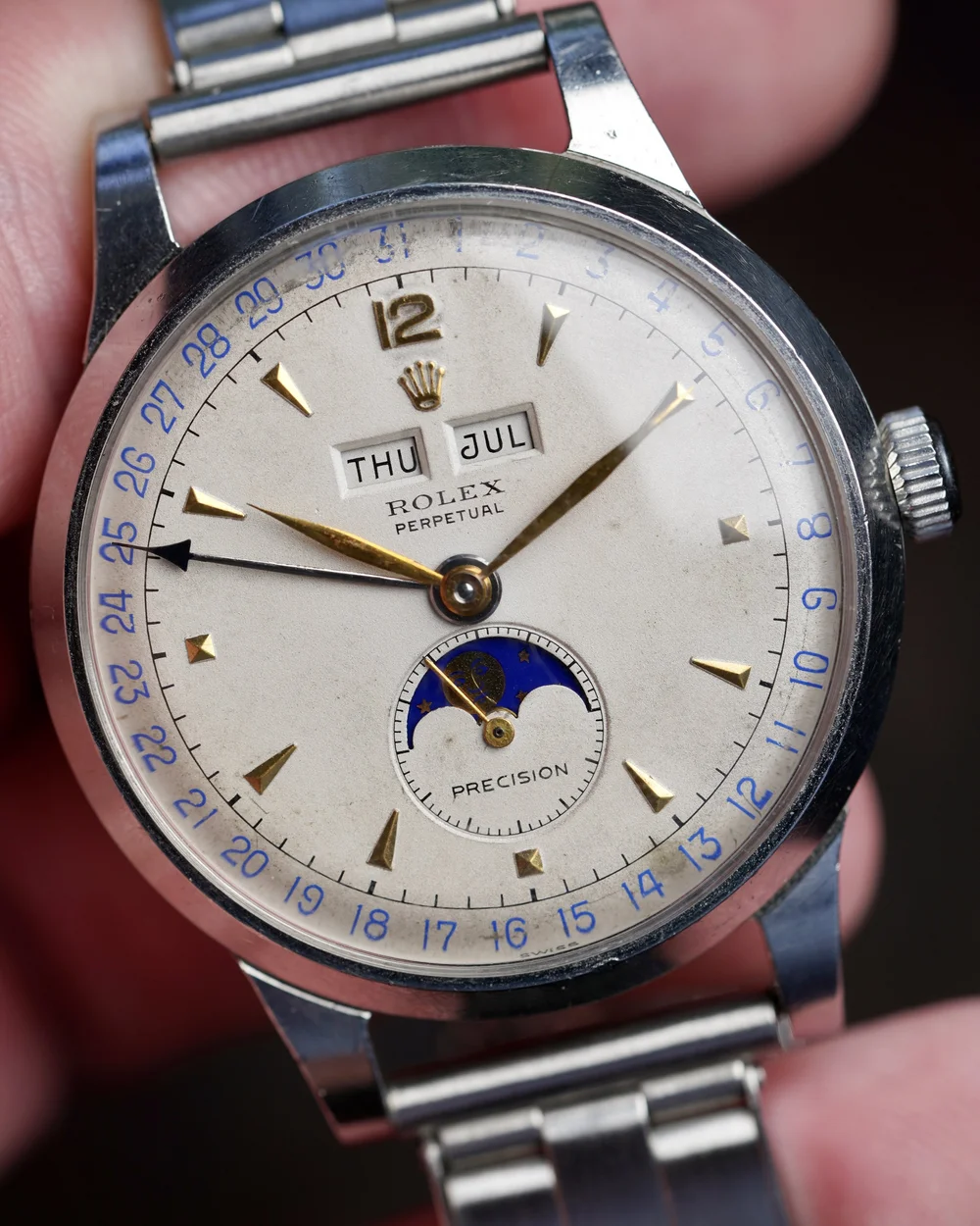 Rolex Padellone Reference 8171 Unpolished — Wind Vintage