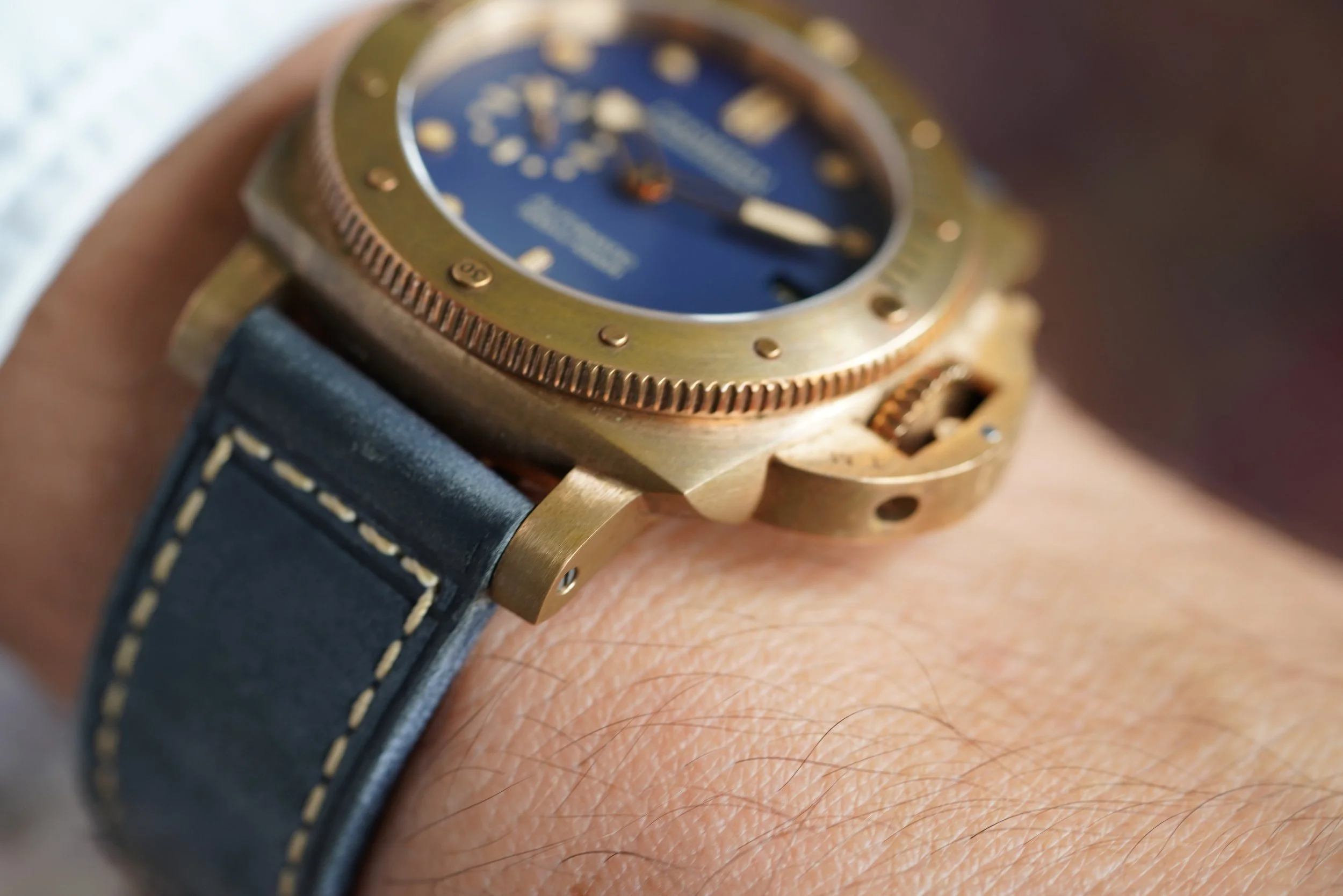 Panerai Submersible Bronzo Blu Abisso PAM01074 Full Set — Wind Vintage