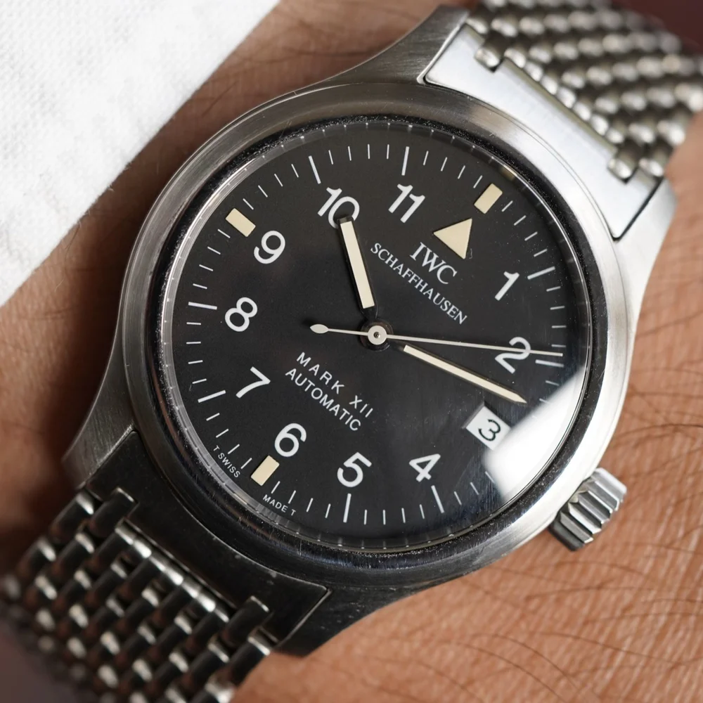 IWC Pilot Mark XII Reference IW3241 Unpolished Full Set — Wind Vintage