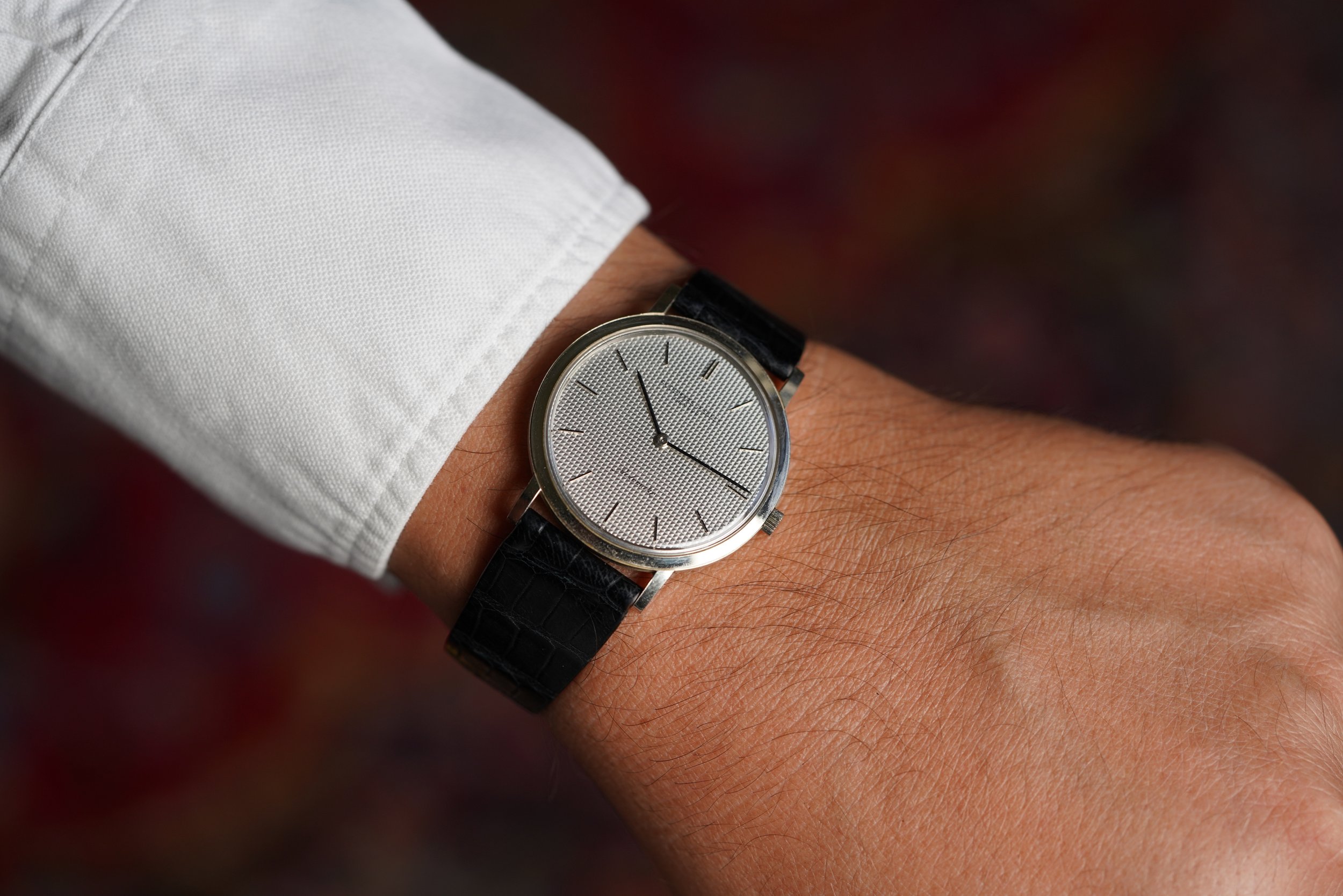 Audemars Piguet Reference 3233 w/ Clous de Paris Dial in White Gold As ...