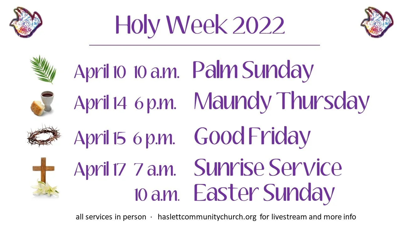 Holy Week 2022 Images