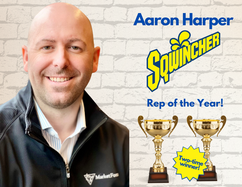 Aaron Harper Sqwincher Rep of the Year 2022 — Market Force