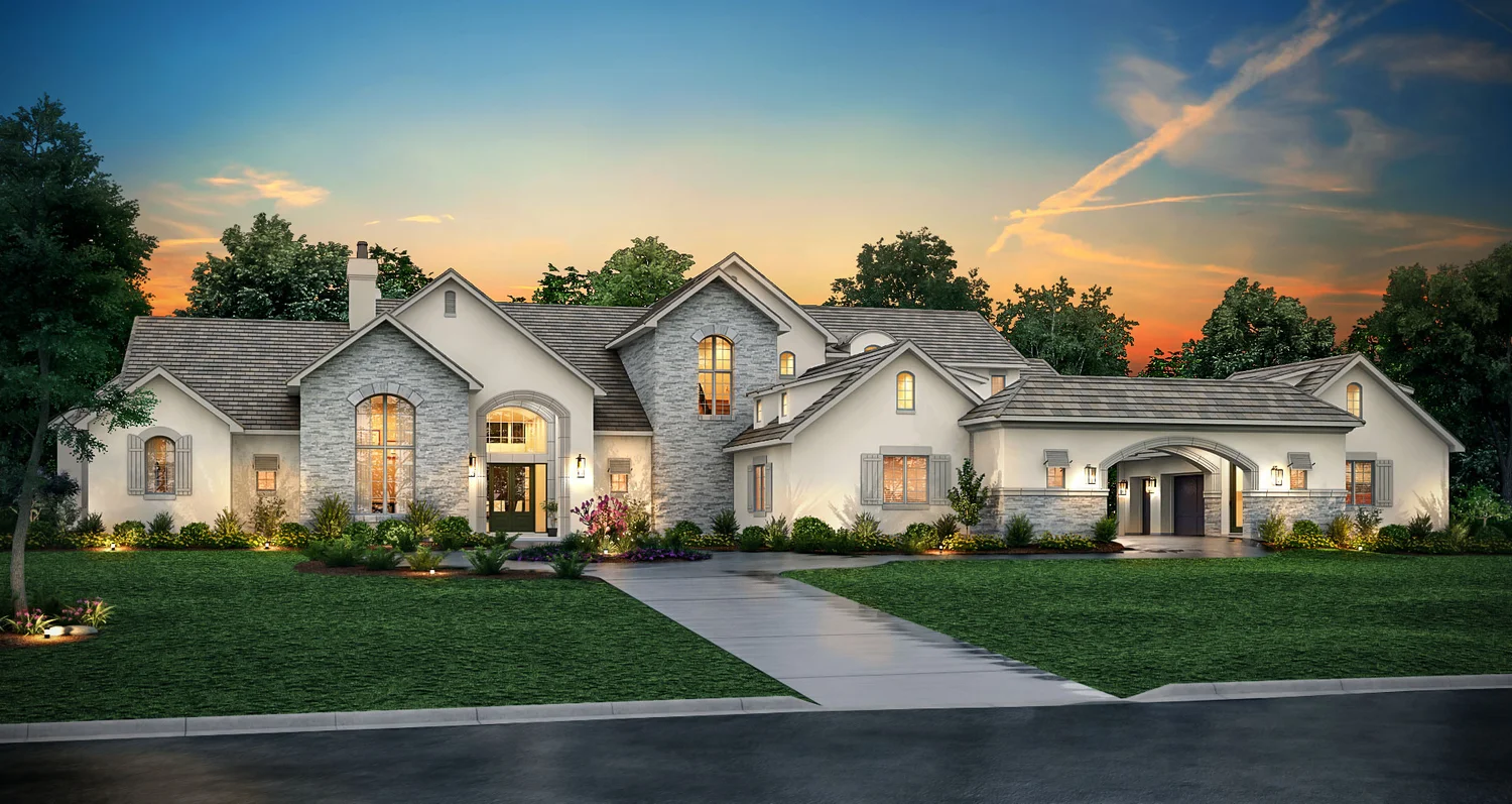 Modern French Style House