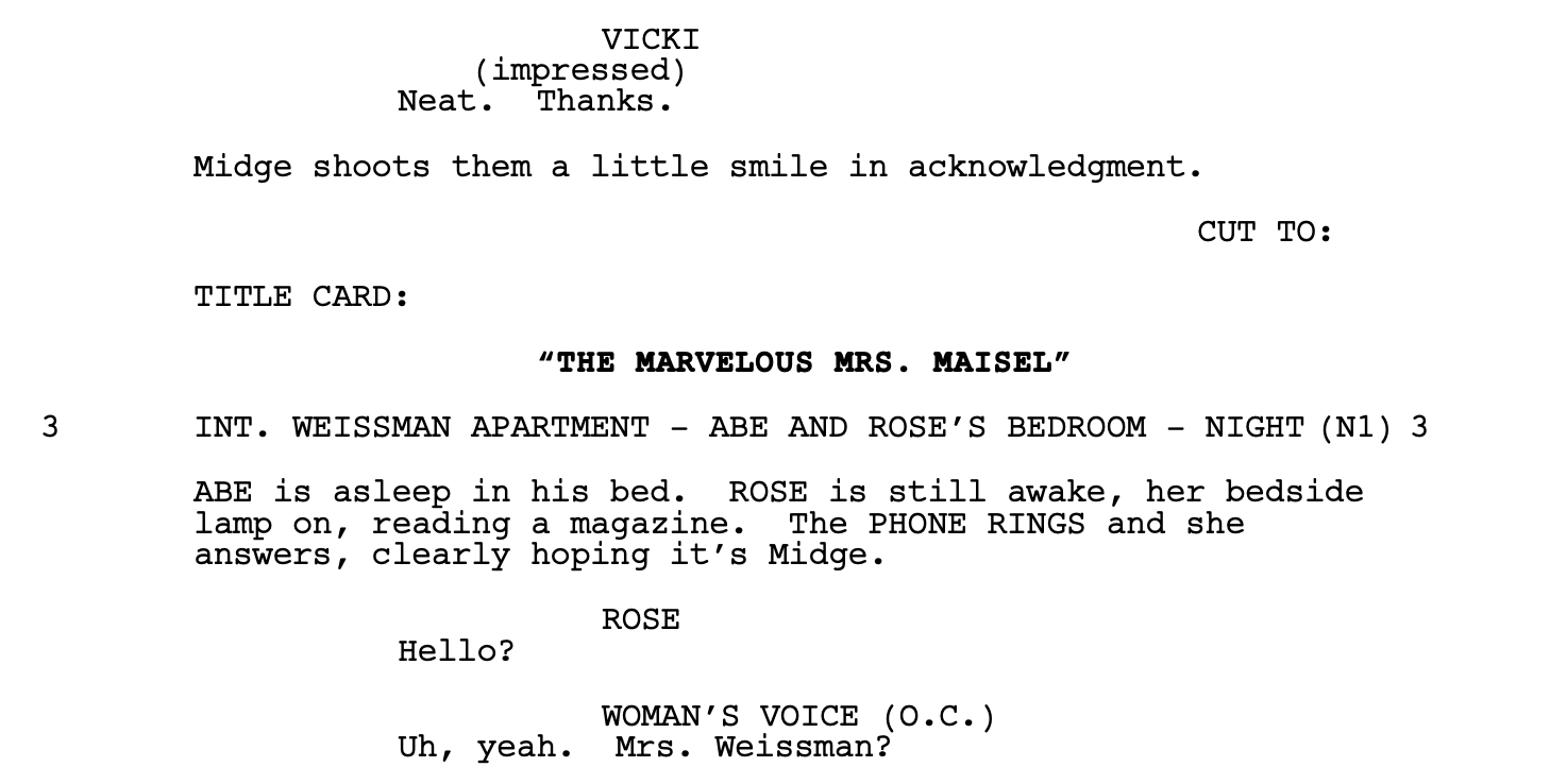 FORMATTING YOUR SPEC SCRIPT WHILE SOCIAL DISTANCING: A PRIMER - PART 1 ...