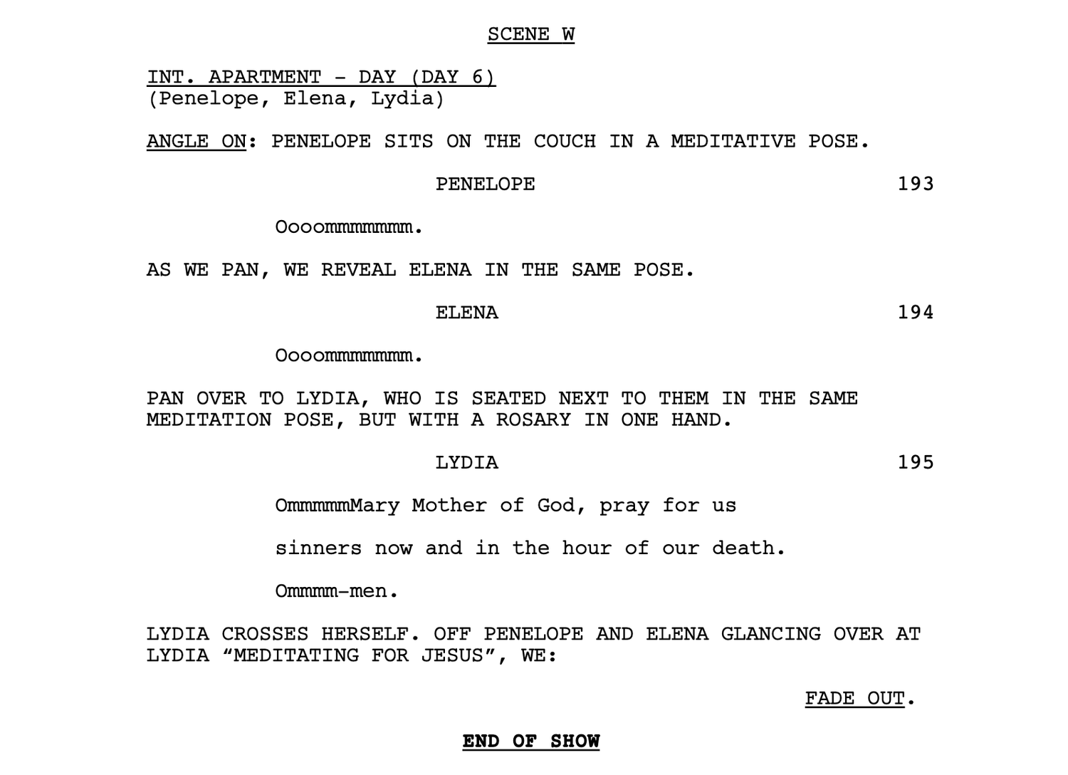 FORMATTING YOUR SPEC SCRIPT WHILE SOCIAL DISTANCING: A PRIMER, PART 6 ...