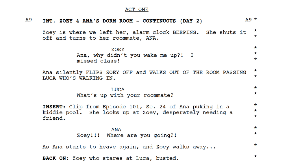 FORMATTING YOUR SPEC SCRIPT WHILE SOCIAL DISTANCING: A PRIMER - PART 8 ...
