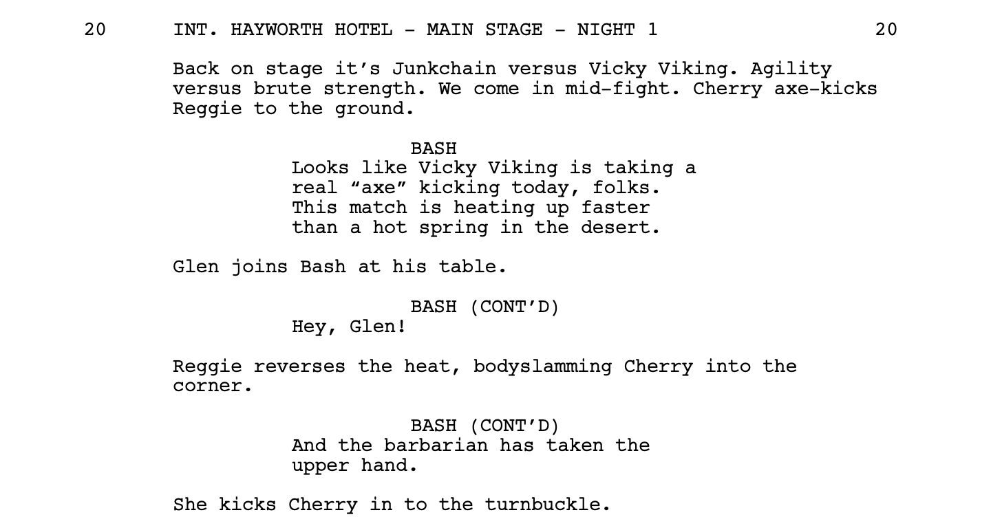 FORMATTING YOUR SPEC SCRIPT WHILE SOCIAL DISTANCING: A PRIMER - PART 9 ...
