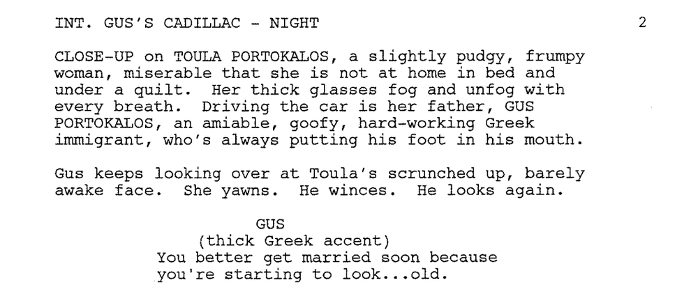 WRITING YOUR SCREENPLAY: CHARACTER DESCRIPTIONS — The Writers Guild ...