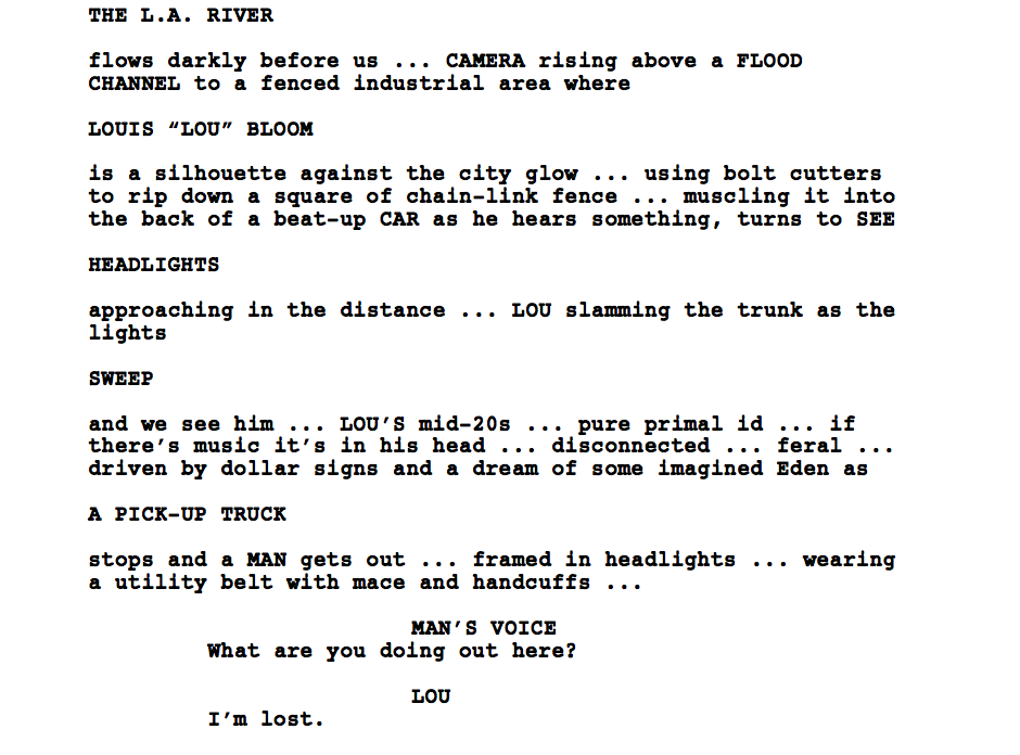 WRITING YOUR SCREENPLAY: CHARACTER DESCRIPTIONS — The Writers Guild ...