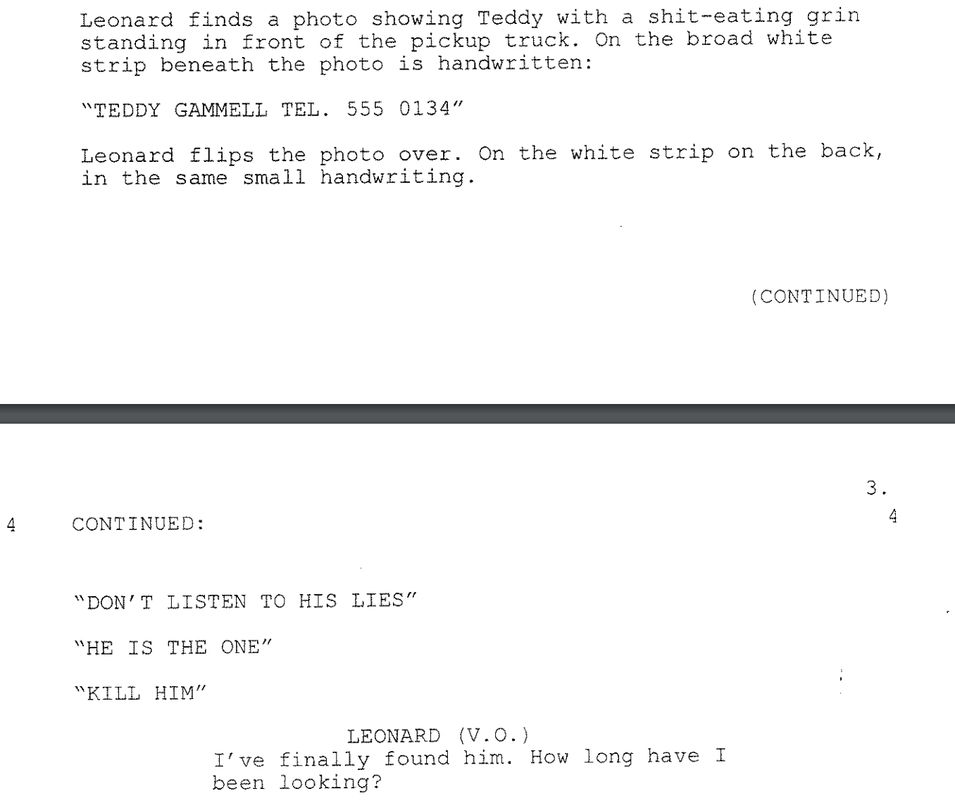 WRITING YOUR SCREENPLAY: WRITTEN TEXT ON SCREEN — The Writers Guild ...