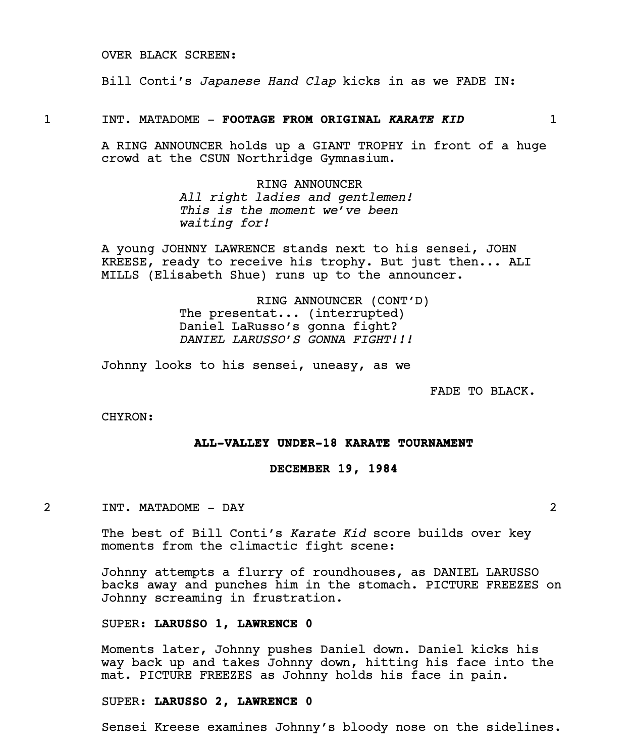 FORMATTING YOUR SPEC SCRIPT WHILE SOCIAL DISTANCING: A PRIMER, PART 13 ...